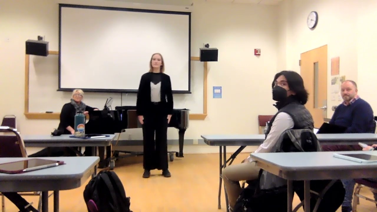 PLU Masterclass with tenor, Thomas Cooley