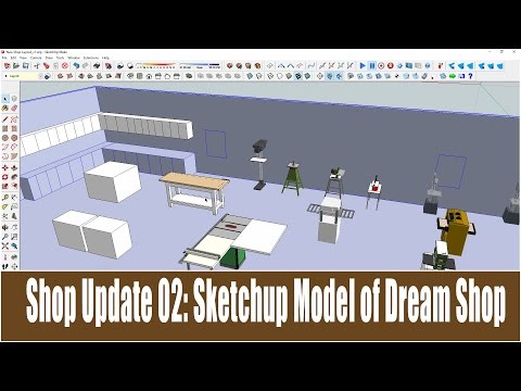 Shop Update 02: Sketchup model of dream shop