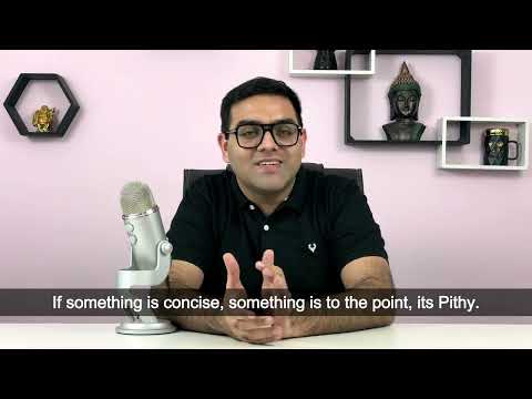 Top 101 GRE Words: Pithy | Meaning Usage & Pronunciation