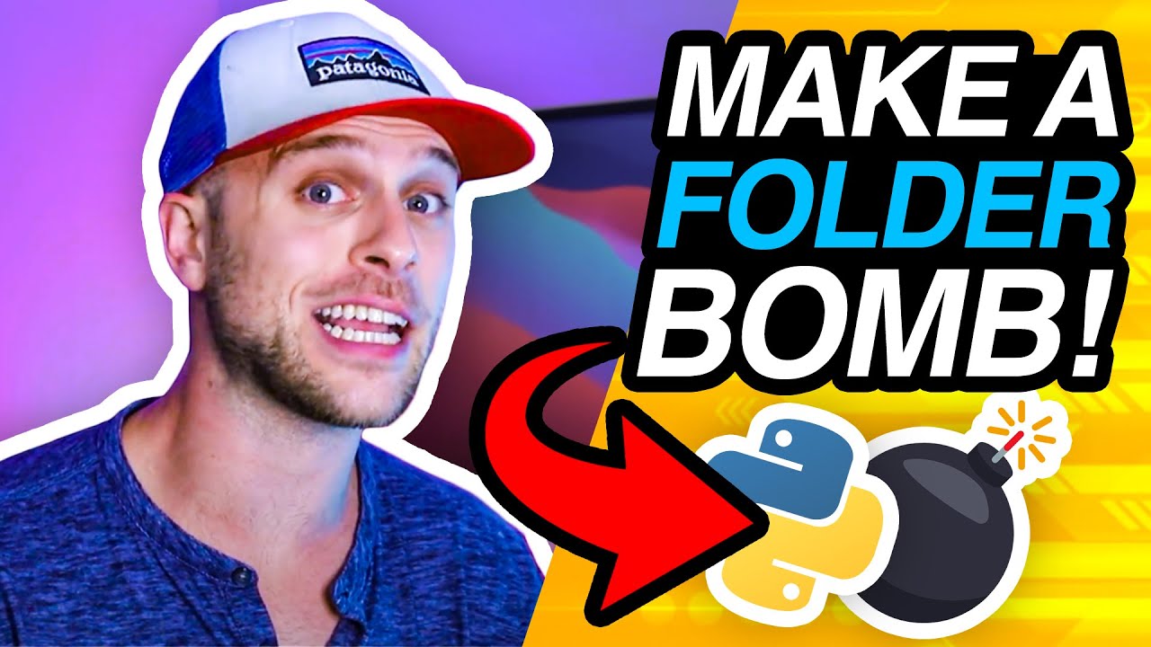 Prank your friends - Code a Python Folder Bomb 🐍💣 | Programming Projects