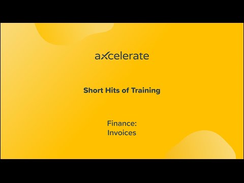 Finance Series Ep.9 - Invoices