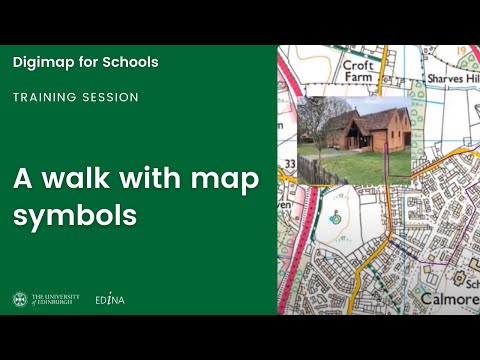 A walk with map symbols