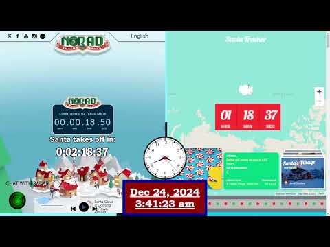 NORAD + Google Santa Tracker 2024 - Part 1 of 3