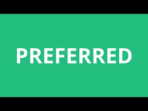 How To Pronounce Preferred - Pronunciation Academy