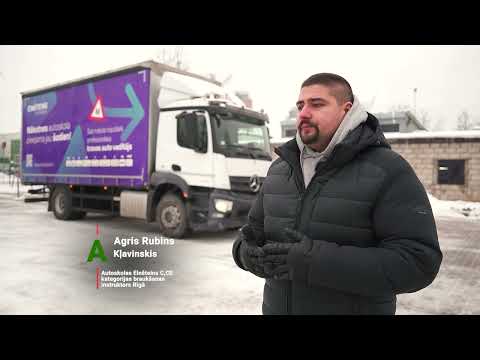C, CE kategorijas un 95.koda kursi Autoskolā Einšteins