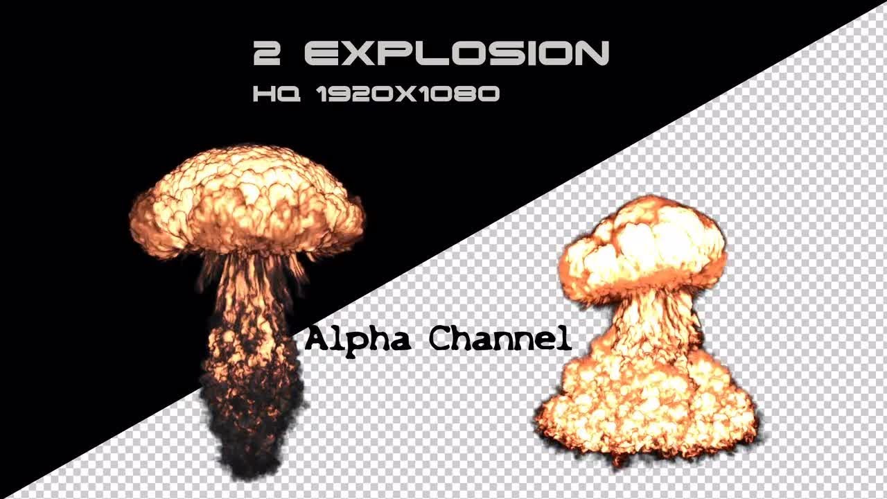 2 Explosion Motion Graphics
