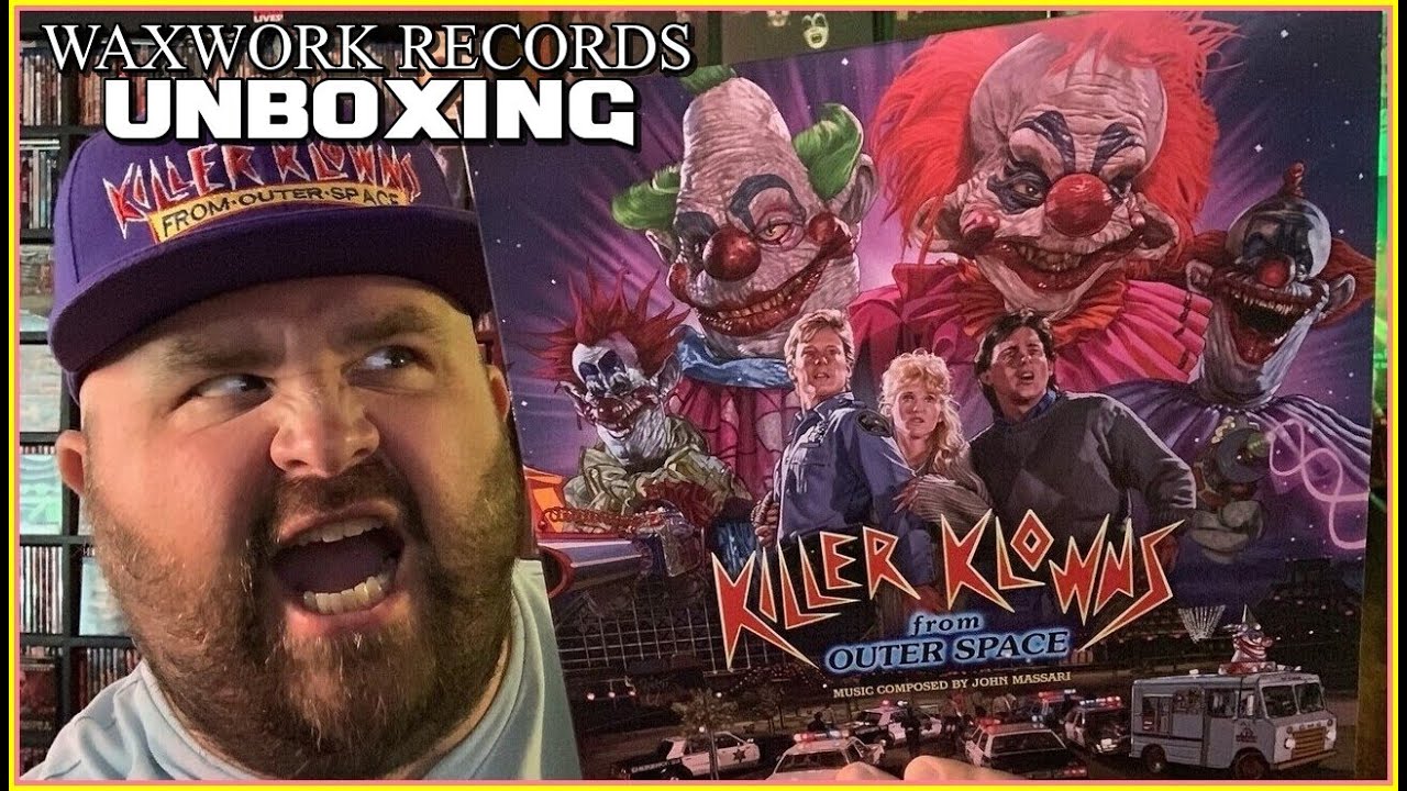 Killer Klowns From Outer Space (1988) Vinyl Soundtrack Unboxing Waxwork Records | deadpit.com