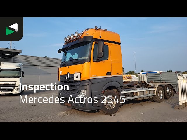 Mercedes Actros 2545 6X2 Palfinger (T20-31 MPA) haakarm vrachtwagen ...