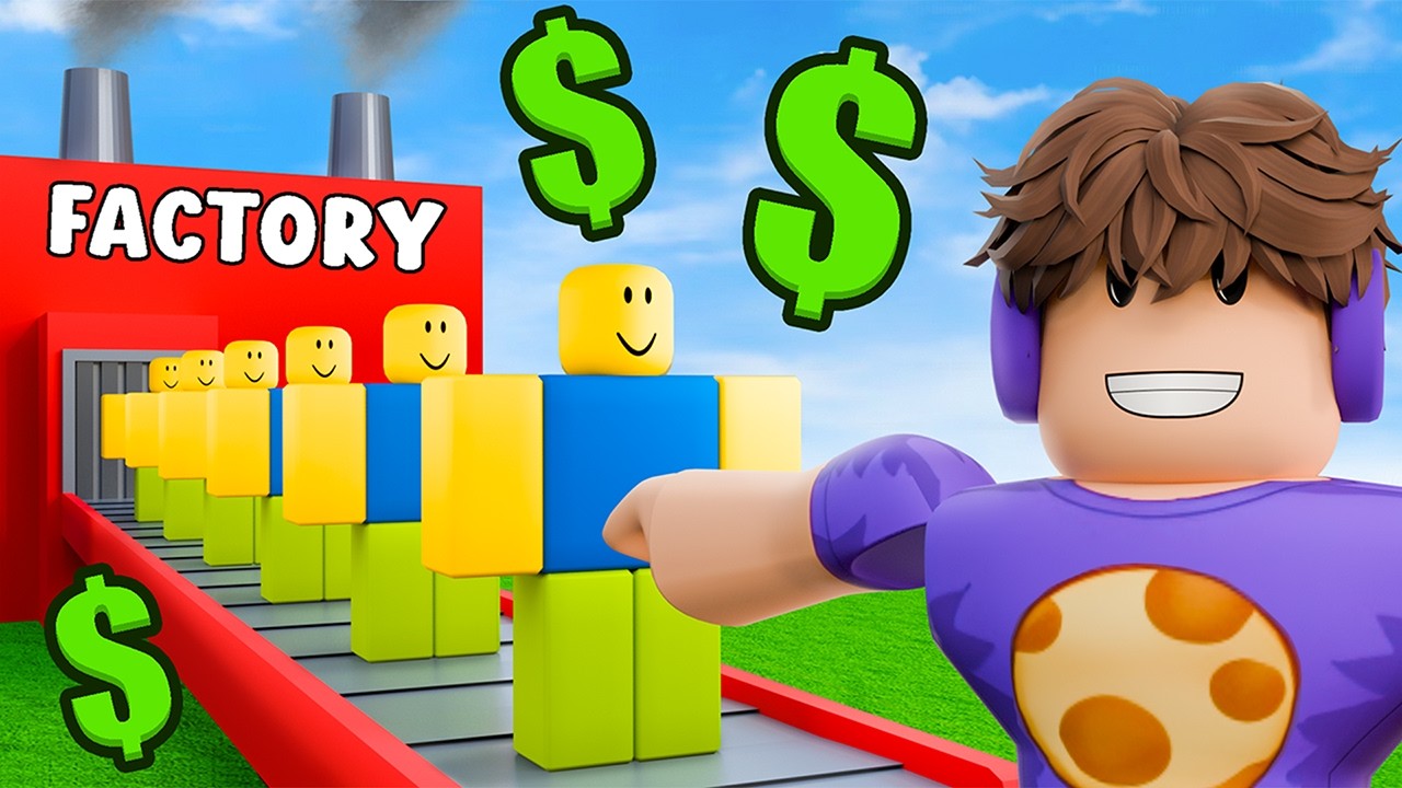 i built a NOOB FACTORY in roblox