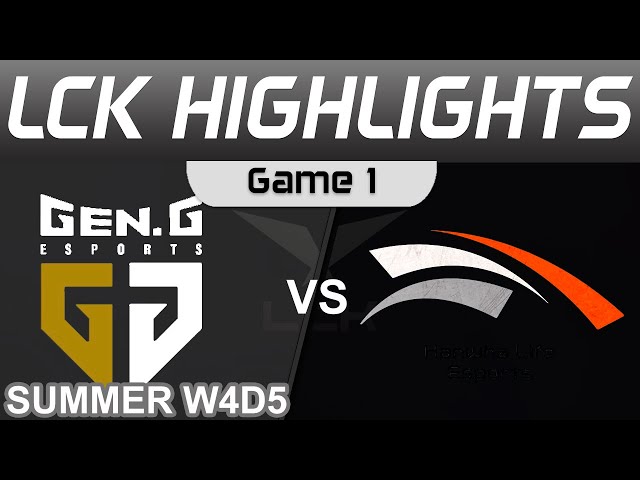 GenG vs. Hanwha Life Esports League of Legends LCK 2023 Summer Split ...