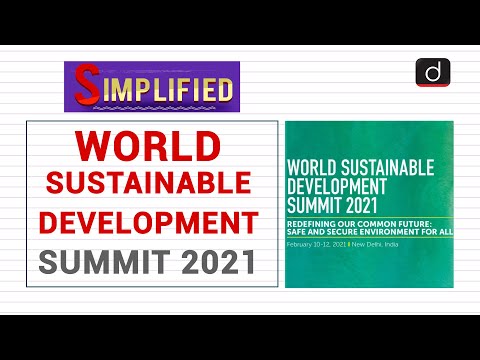 World Sustainable Development Summit 2021 : Simplified