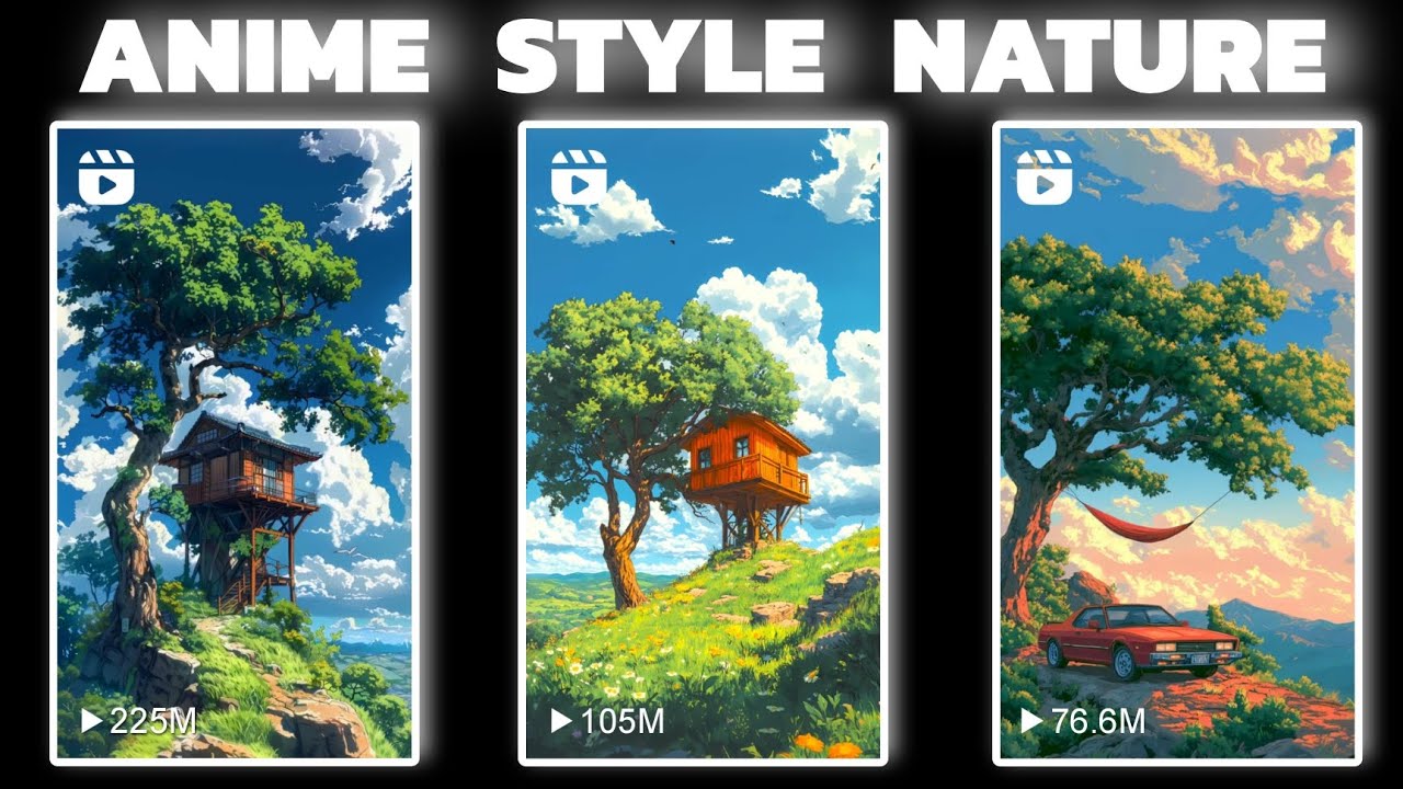 Create Viral Anime Nature Reels with AI!