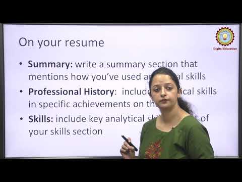 Analytical Skills By Dr. Nilakshi Goel | AKTU Digital Education