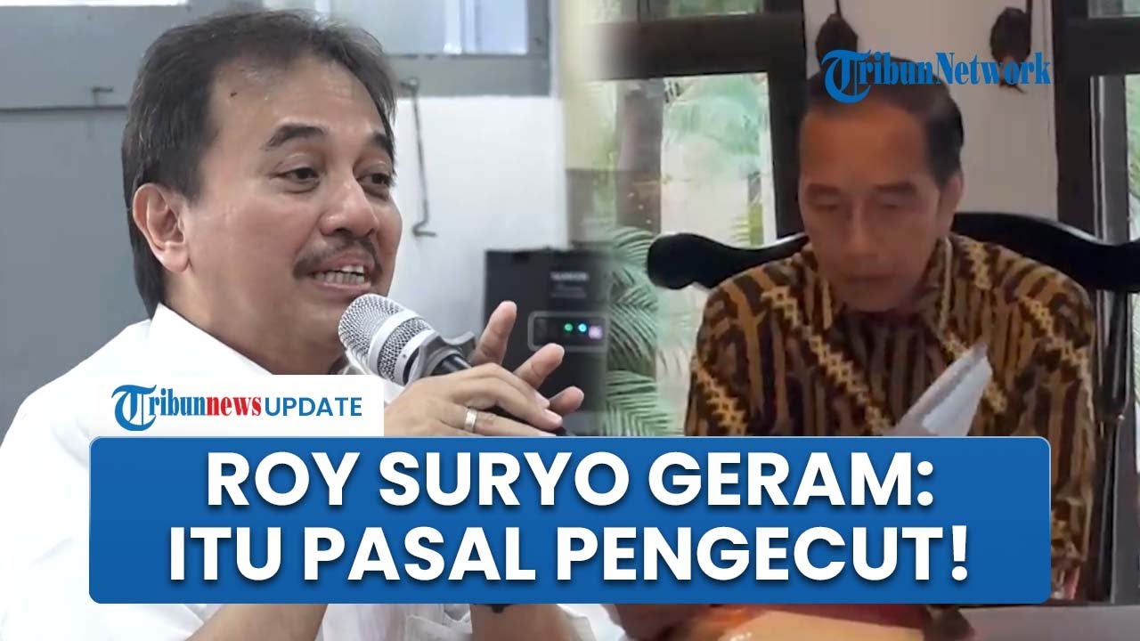 Roy Suryo: Pelaporan Kasus Ijazah Jokowi Pengecut! Siap Hadapi Proses Hukum, Jangan Dipolitisasi ...