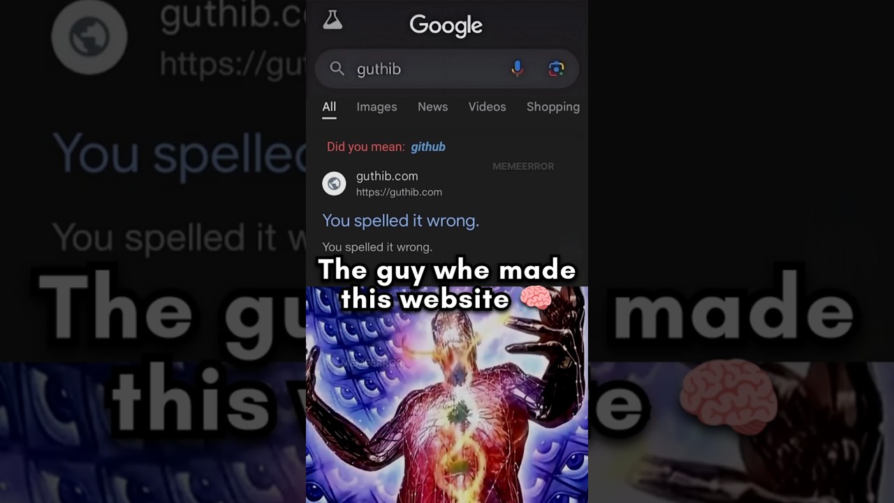 I'm not the only Whe always mistype GitHub Wrong??...