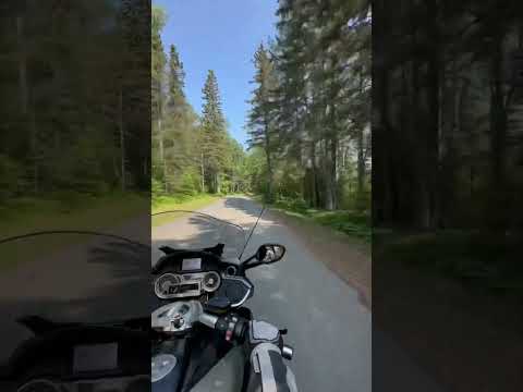 Crossed half of Canada on #k1600gtl #explorecanada #bmwmotorrad #shorts #marriedcouplevlog