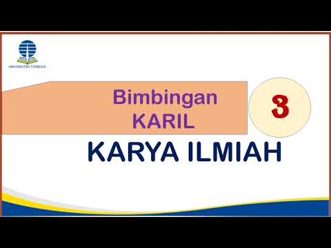 Bimbingan 3 Karil #Karya Ilmiah