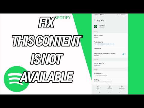 How To Fix And Solve This Account Is Not Available On Spotify