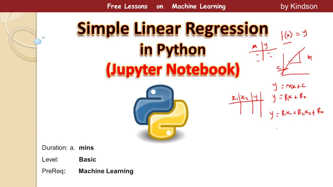 1. Simple Linear Regression Tutorial With Python Pandas, Sklearn, Seaborn, Matplolib