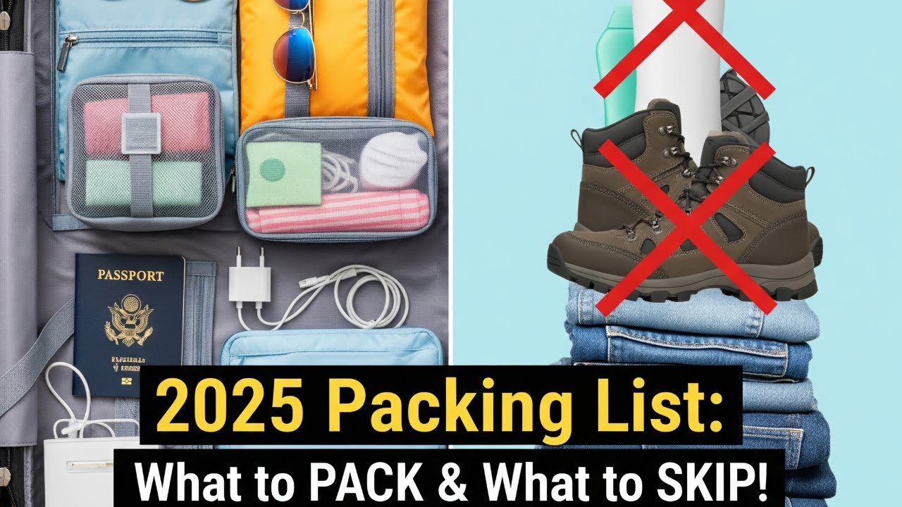 The Ultimate 2025 Packing List  What to Pack & What to Skip!