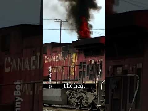 WHY do DIESEL LOCOMOTIVES SPIT FIRE?