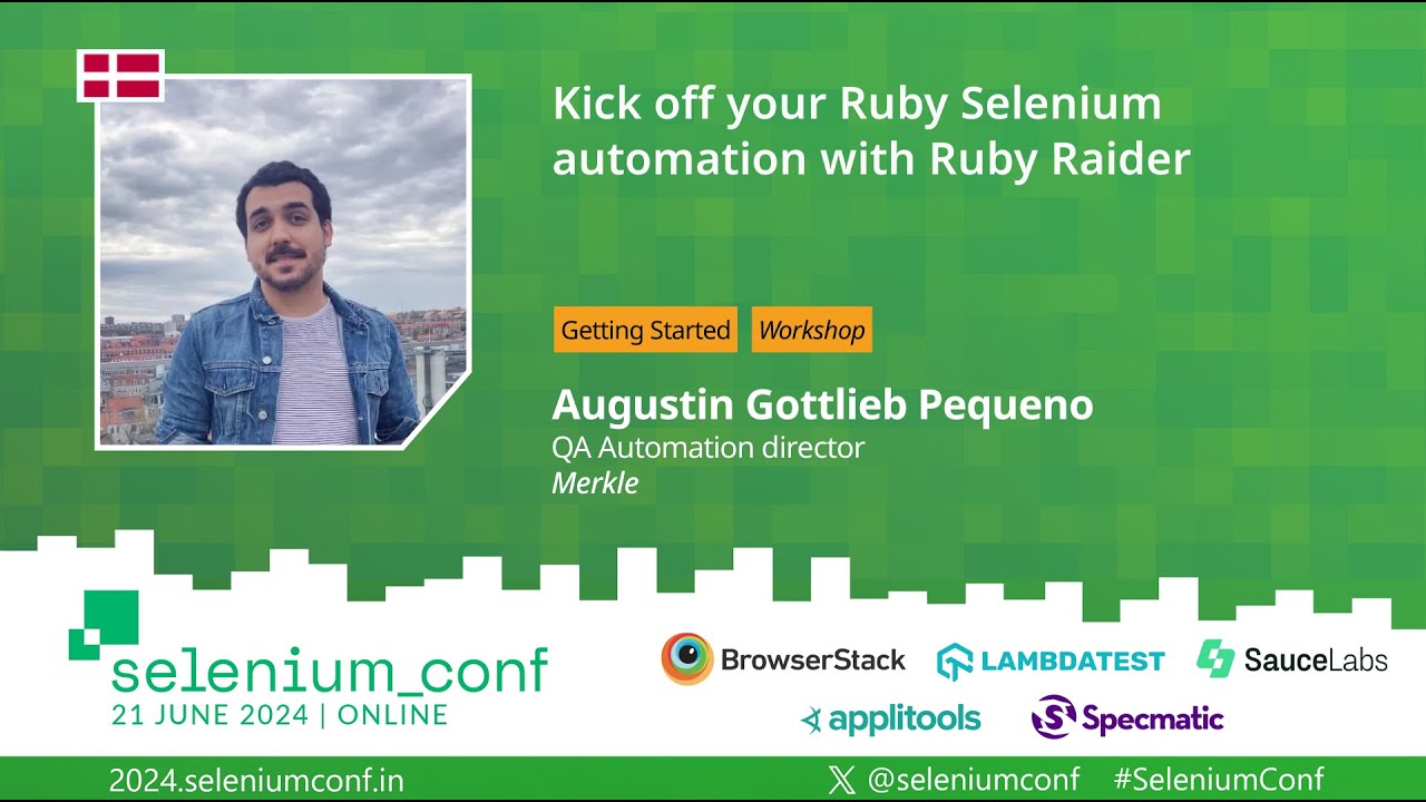 Kick off Ruby Selenium automation with Ruby Raider by Augustin Gottlieb Pequeno #SeleniumConf 2024