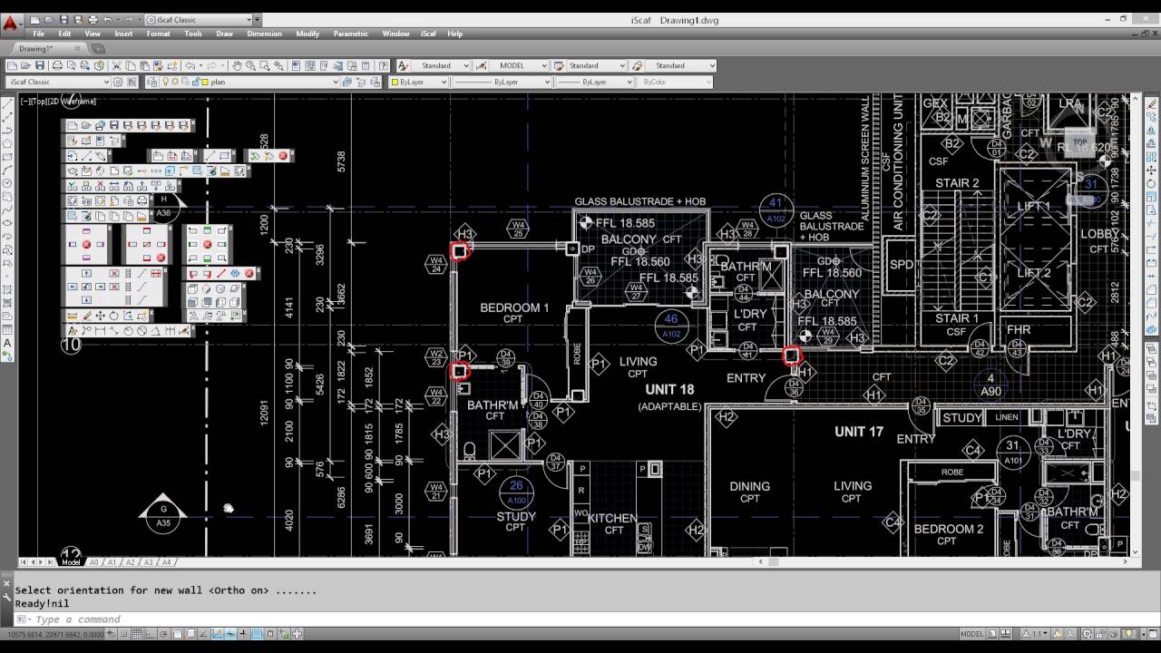 iScaf® Commercial drawing tutorial Part 2