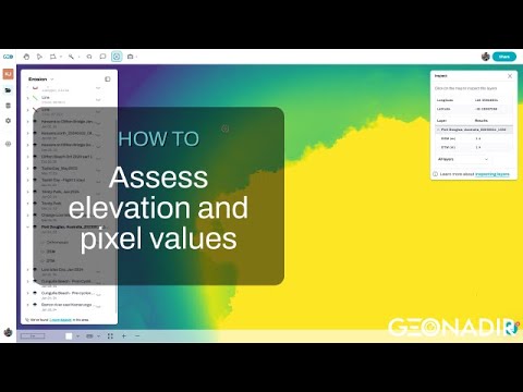 How to assess elevation by inspecting pixel values