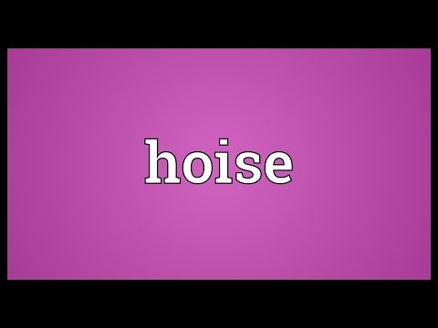 Hoise Meaning