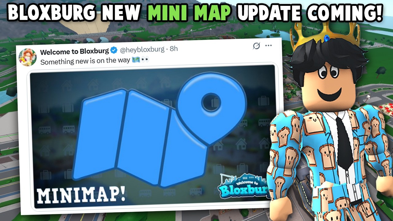 BLOXBURG NEW MINI MAP UPDATE COMING SOON! NO MORE GETTING LOST...