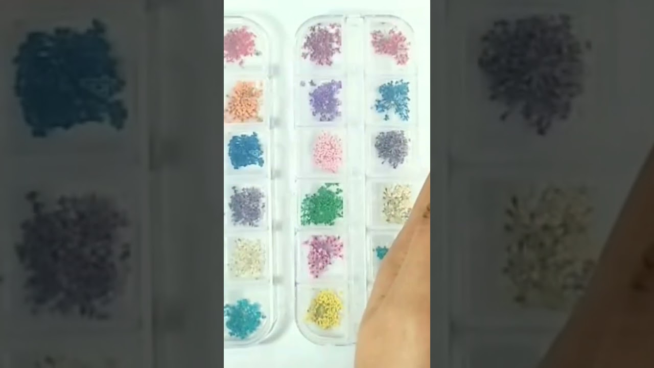 AKSESORIS ACCESSORIES NAIL ART BUNGA KERING DRY FLOWER #accessories #nailart #naildesign #trending