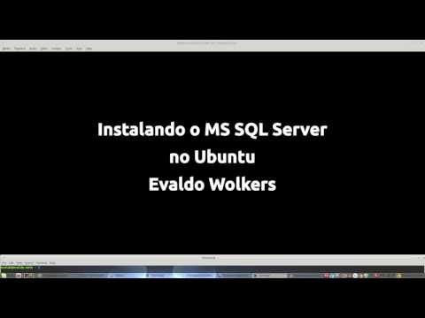 Instalando o Microsoft SQL Server no Ubuntu – Evaldo Wolkers