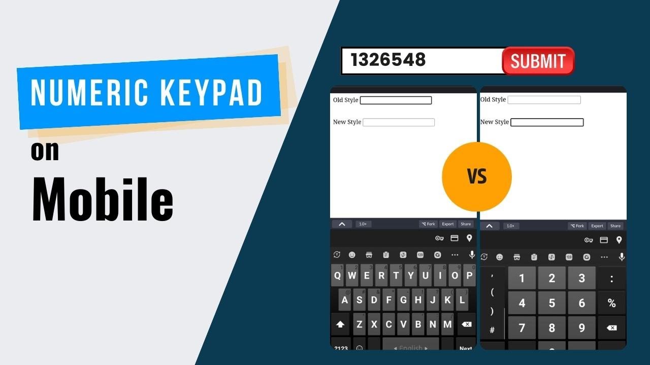How to Force Numeric Keyboard on Mobile Devices Using HTML