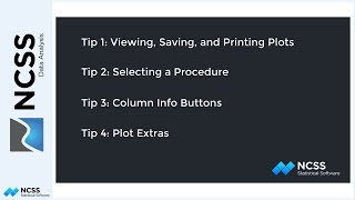 NCSS Statistical Software Training Videos | Statistical Analysis Training