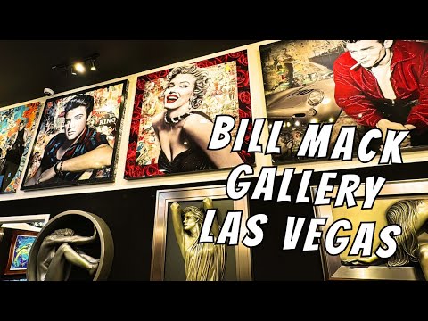 Walking Fine Art Gallery at Grand Canal Shoppes Venetian Resort Las Vegas Bill Mack Gallery