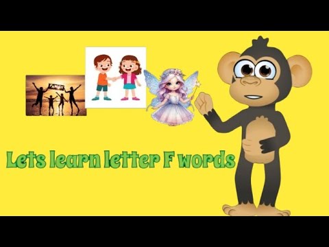lets learn f letter words#preschollearning
