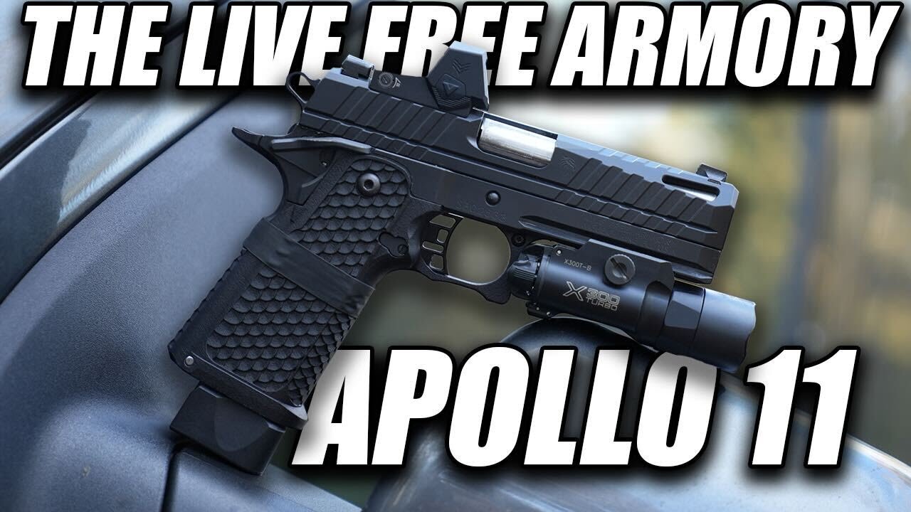 Live Free Armory Apollo 11 Full Size 9mm 5" Barrel 17rd Semi-Auto ...