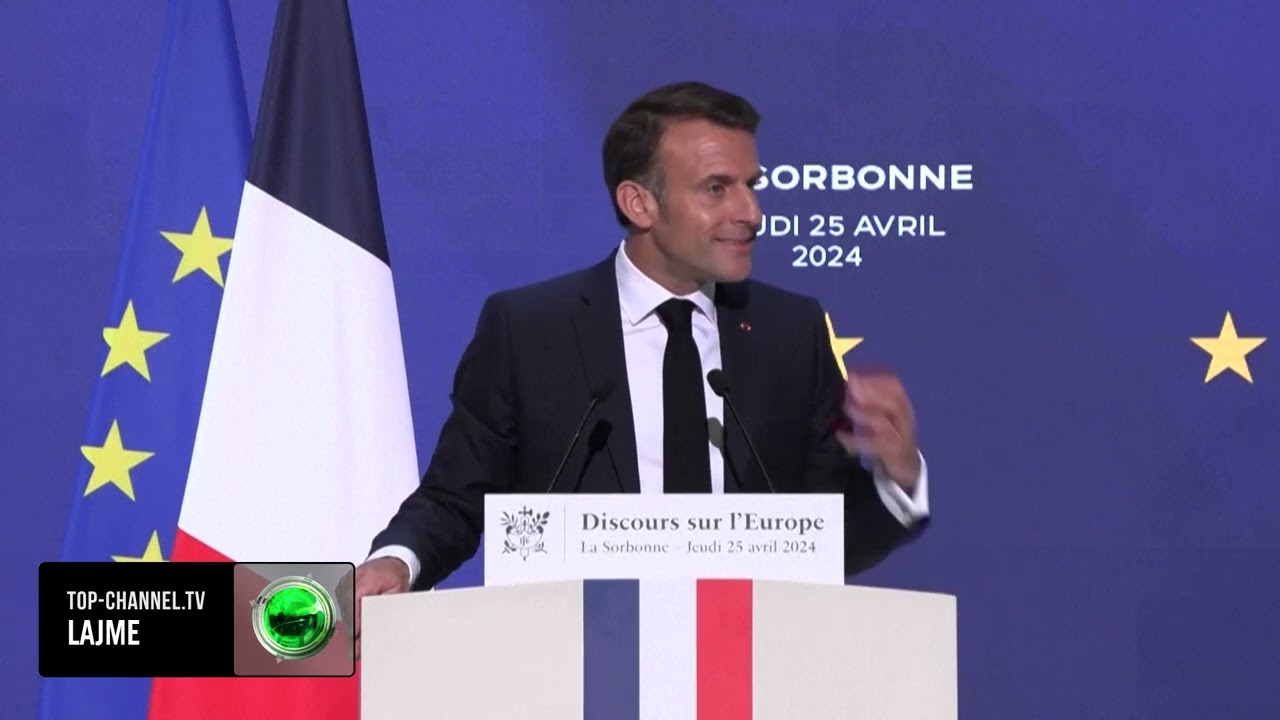 Top Channel/ “Evropa mund të vdesë”, paralajmëron Macron: Rreziku do ... Top Channel/ “Evropa mund të vdesë”, paralajmëron Macron: Rreziku do ...