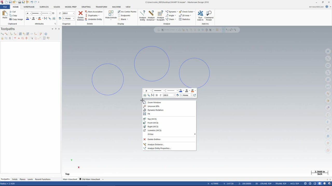 1  Mastercam User Interface