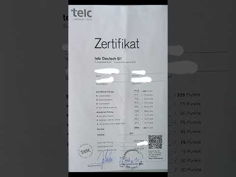 Deutsch B1 telc Zertifikat- #deutschland #prüfung #zertifikatdeutsch #deutsch #telc #easygerman