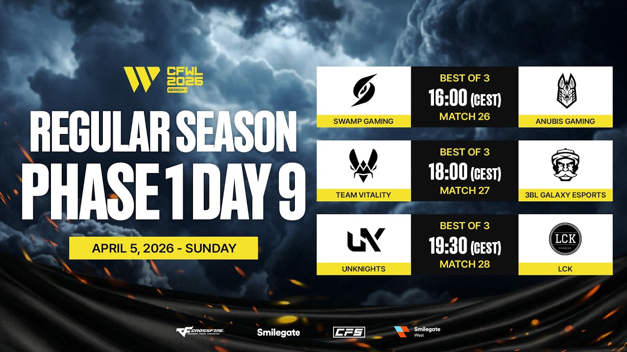 CFWL 2026 SEASON 1 - PHASE 1 DAY 9