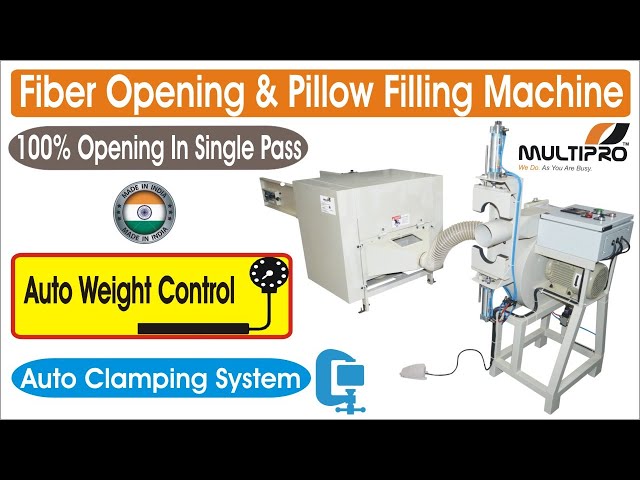 Fiber Opening Machine - Polyester Fiber Opening & Pillow Filling ...