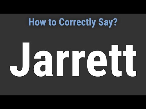 How to Pronounce Name Jarrett (Correctly!)