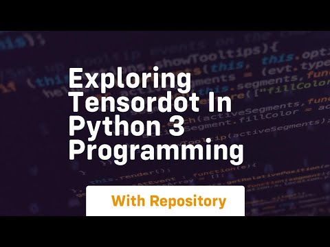 exploring tensordot in python 3 programming
