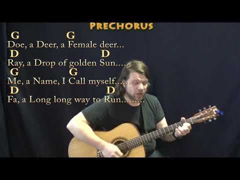 Do Re Mi (The Sound of Music) Guitar Cover Lesson in G Major with Chords/Lyrics - Munson