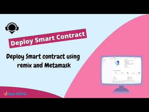 How to deploy smart contract using Remix IDE and Metamask
