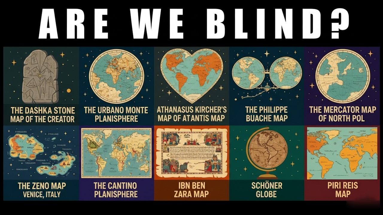 Why Do These 12 Maps Show Antarctica Without Ice? (Impossible Evidence)