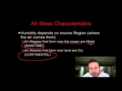 Meteorology p11 - air masses