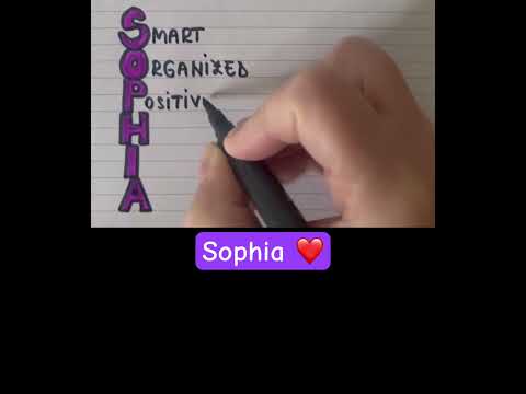 Meaning of the name SOPHIA #meaning #name #sophia