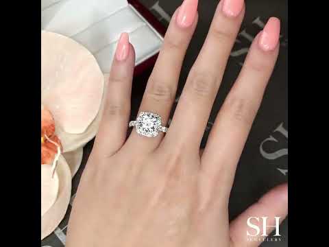 W0884 2 00ct Engagement Ring SH Jewellery modelled